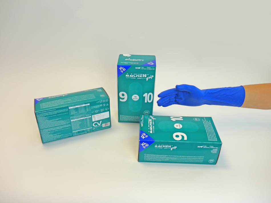 Gants latex jetables Aachengrip - Gants latex grossiste